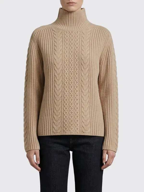 Max Mara Wool And Cashmere Turtleneck Jumper - White