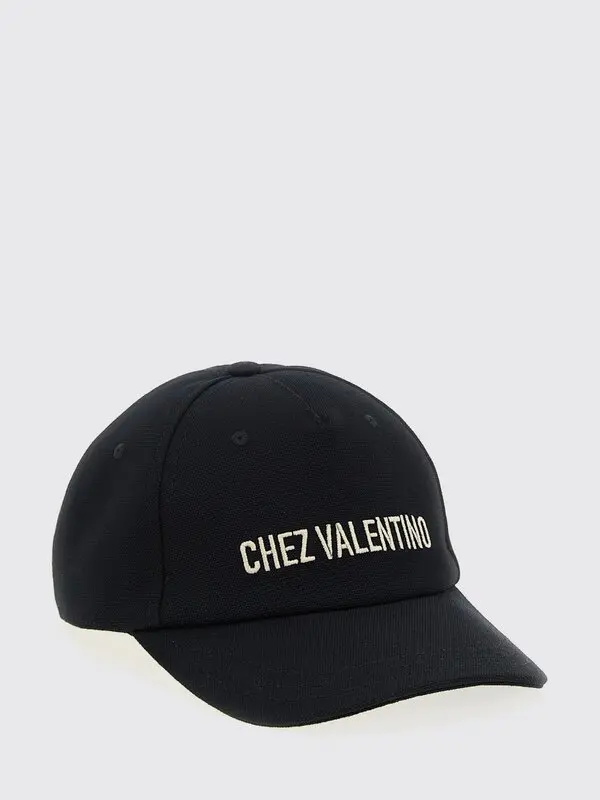 Valentino Garavani Embroidered Cap - Black