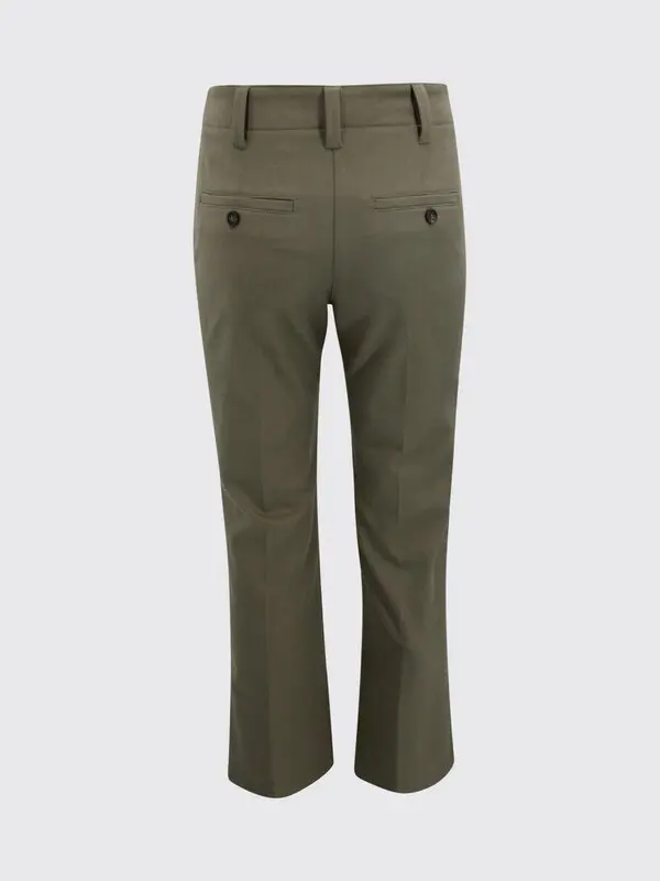 Brunello Cucinelli Straight Cotton Trousers - Yellow