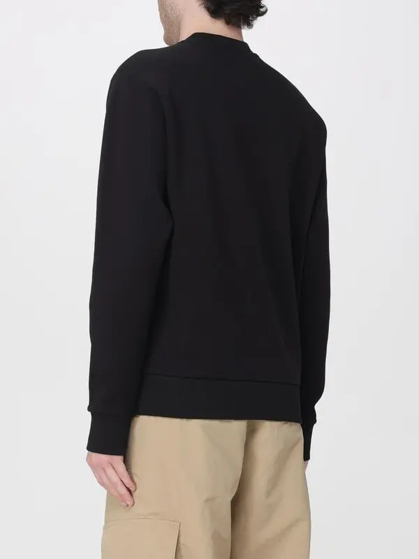 BOSS Crew Neck Sweatshirt With Logo - Black