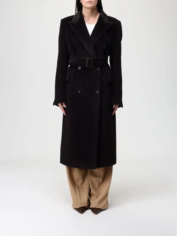 Tagliatore Double-breasted Belted Coat