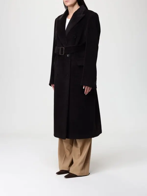 Tagliatore Double-breasted Belted Coat