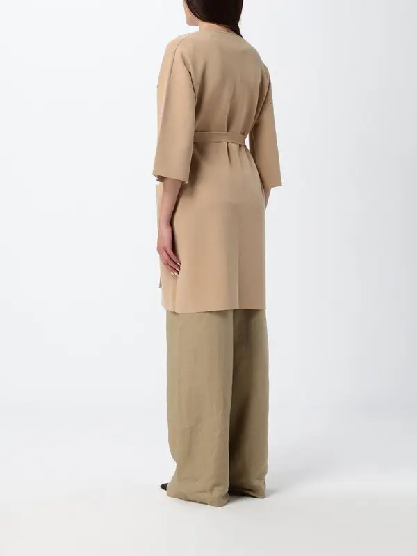KANGRA Viscose Blend Cardigan - Beige