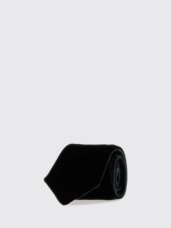 Giorgio Armani Velvet Tie - Black