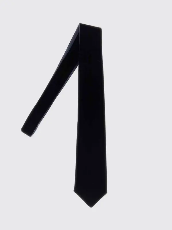 Giorgio Armani Velvet Tie - Navy