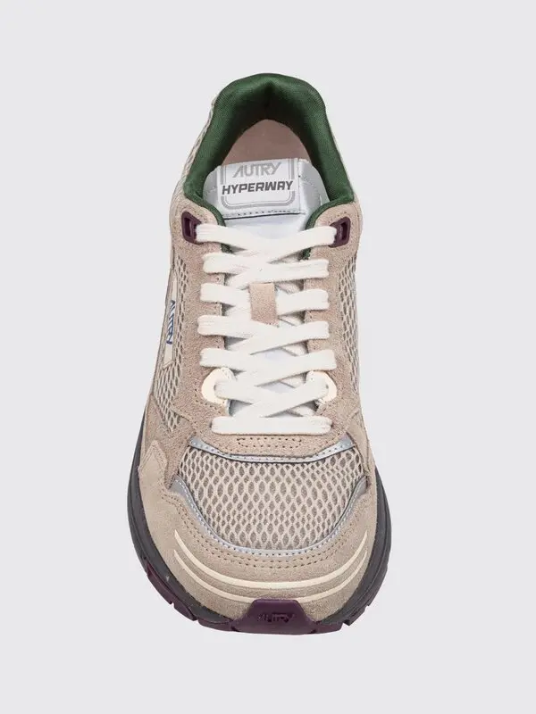 AUTRY Hyperway Low-top Sneakers In Leather, Suede And Mesh