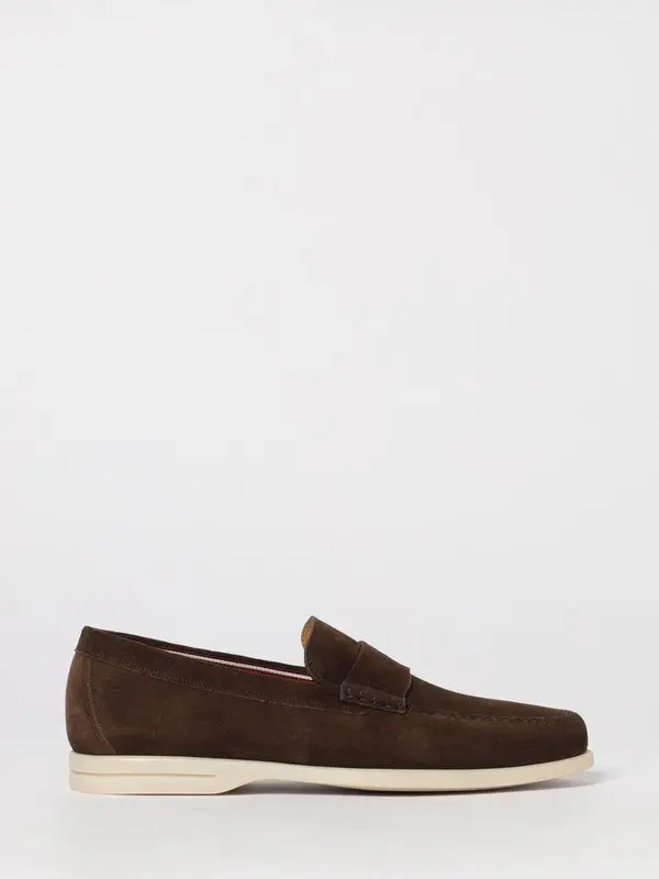 Bally Suede Loafers - Ebony