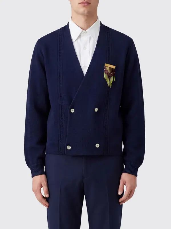 BODE Embellished Double-breasted Cardigan