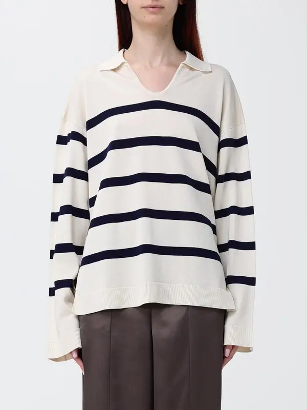 Maison Kitsuné Striped Knit Sweater