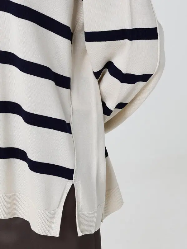 Maison Kitsuné Striped Knit Sweater