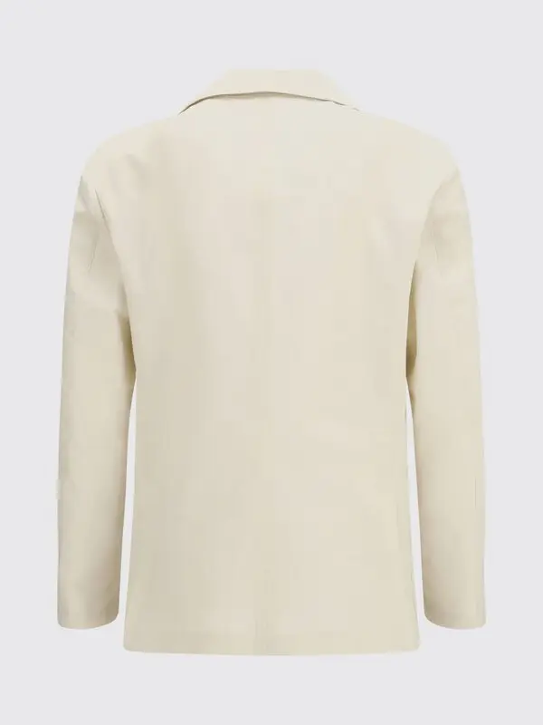 LARDINI Single-breasted Cotton And Silk Blazer