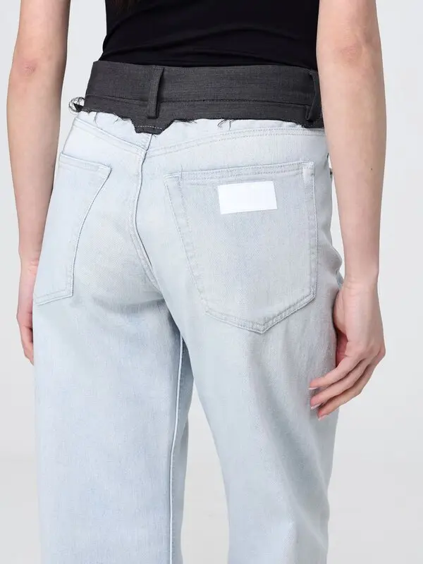 MAISON MARGIELA Denim Wide Leg Jeans