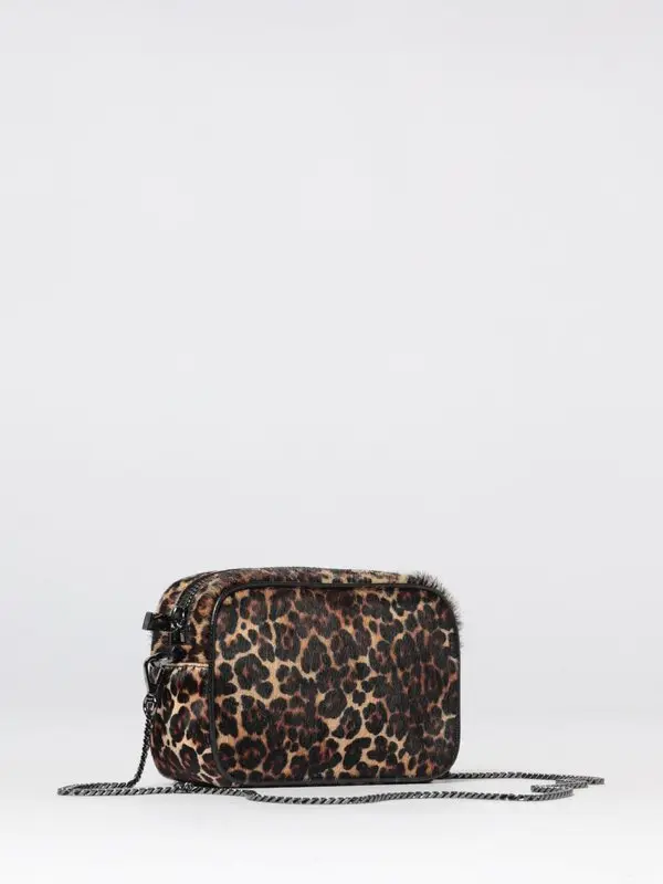 GOLDEN GOOSE Leopard Print Crossbody Bag - Beige