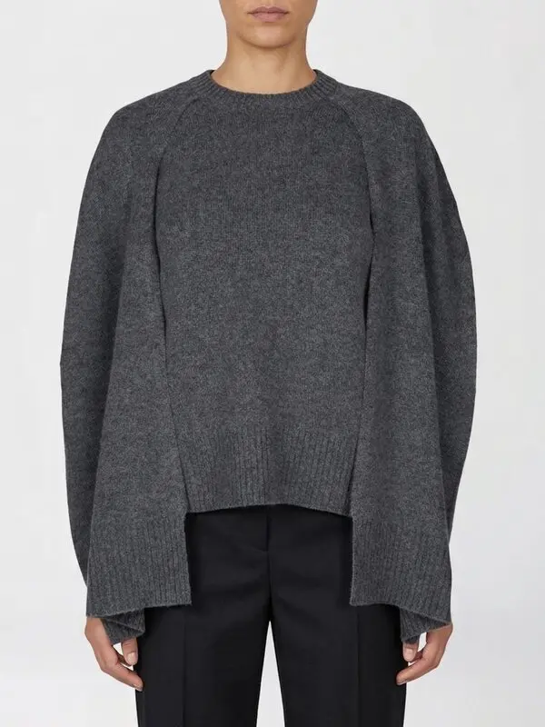 TOTEME Cashmere Cape Sweater - Grey