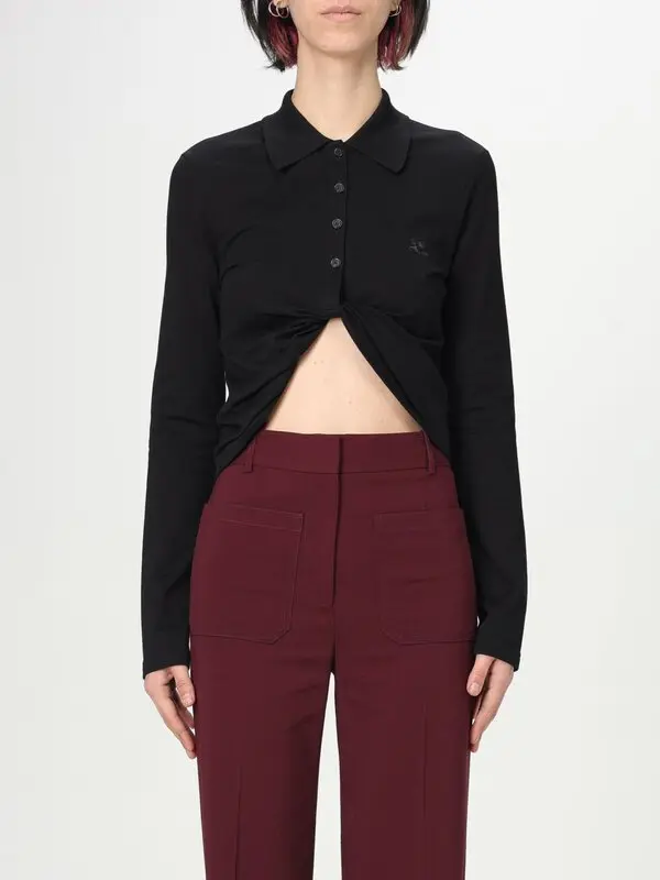 COURREGES Polo Shirt Colour - Black