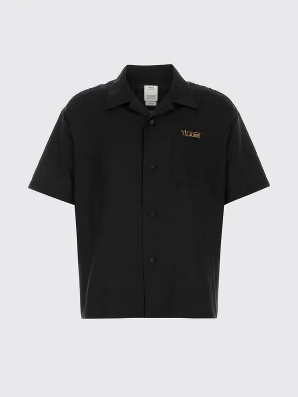 Visvim Silk Bowling Shirt With Rear Embroidered Logo