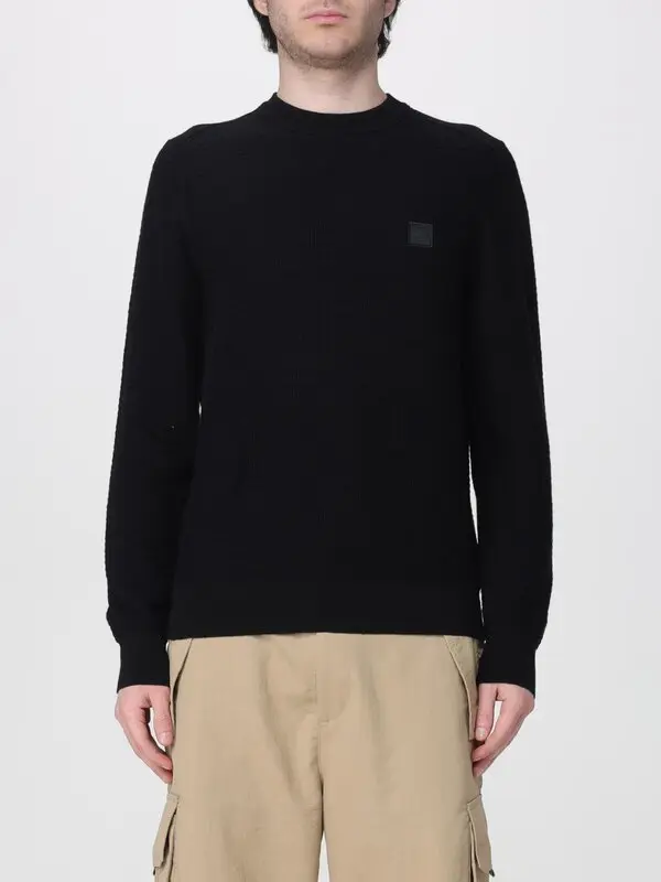 BOSS Cotton And Cashmere Crew-neck Sweater