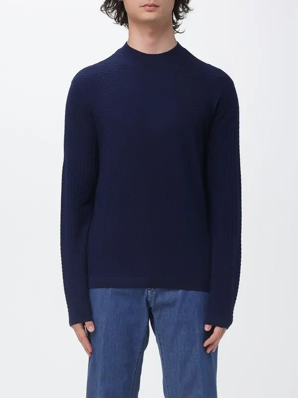 Emporio Armani Crew Neck Jumper - Blue
