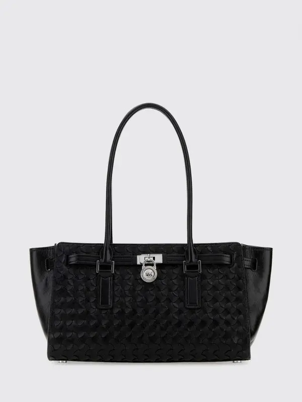 Michael Kors Hamilton Moderne Bag In Woven Leather