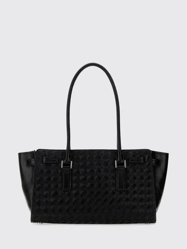 Michael Kors Hamilton Moderne Bag In Woven Leather