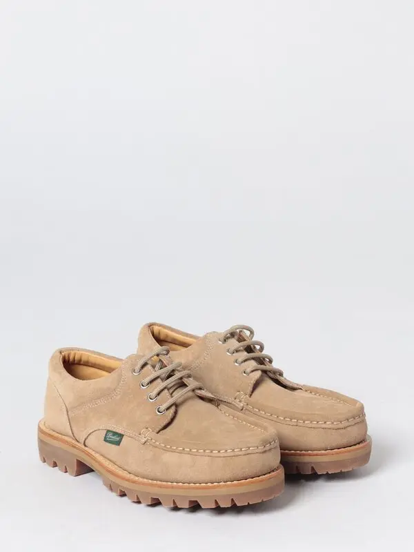 Paraboot Thiers Suede Derby Shoes With Rubber Sole