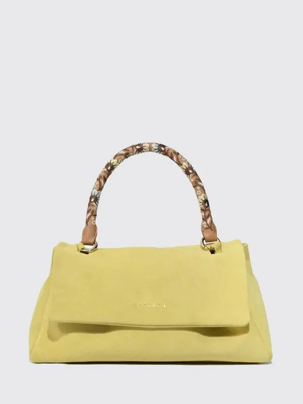 Orciani Sveva Longuette Suede Bag - Peach