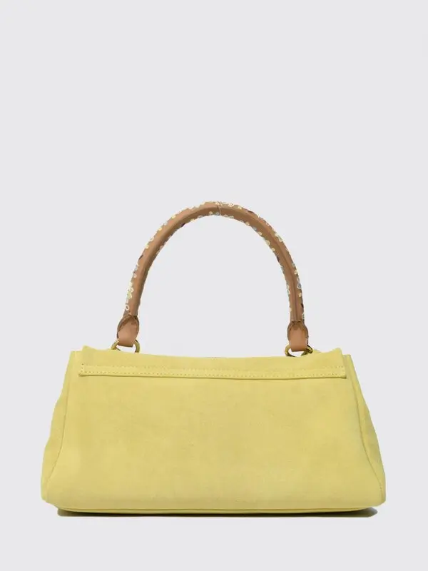Orciani Sveva Longuette Suede Bag - Peach