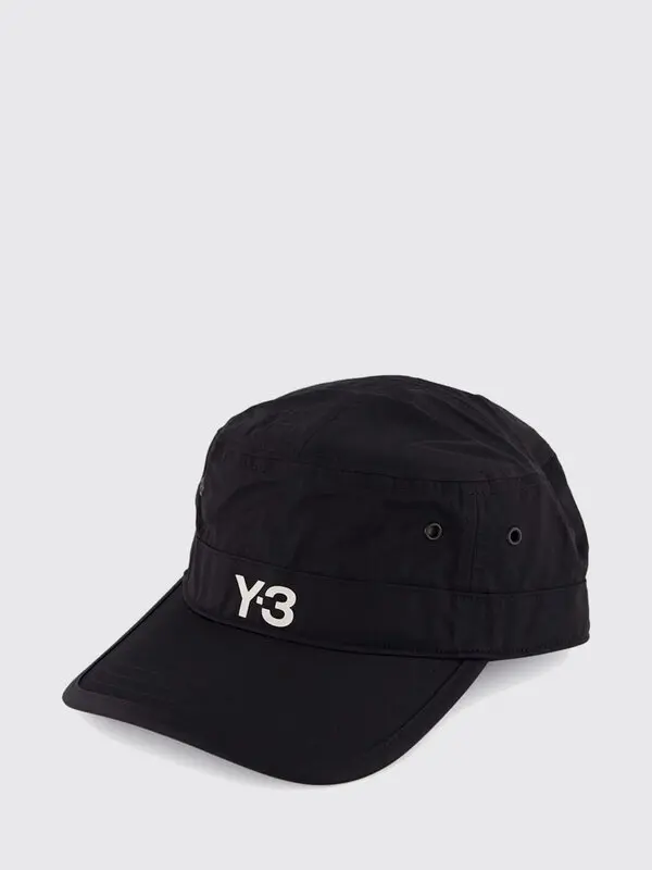 Y3 Nylon And Cotton Baseball Cap With Visor And Contrast Logo