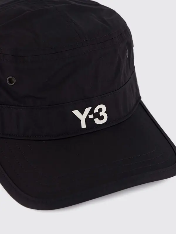 Y3 Nylon And Cotton Baseball Cap With Visor And Contrast Logo