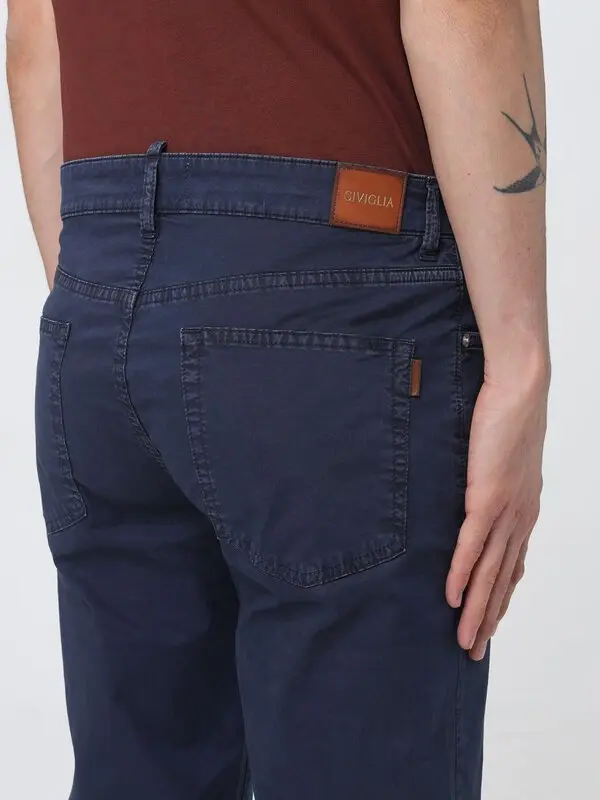 SIVIGLIA Tailored Trousers - Blue