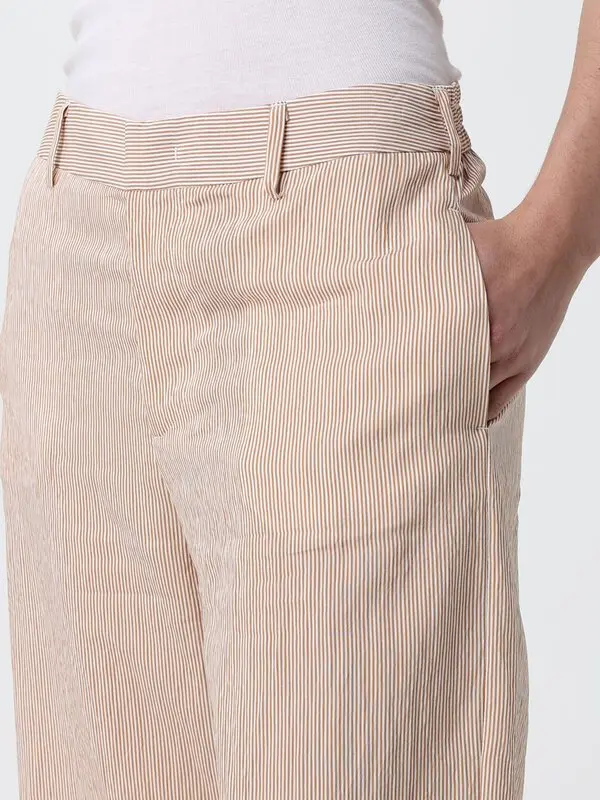 PT TORINO Striped Viscose Trousers