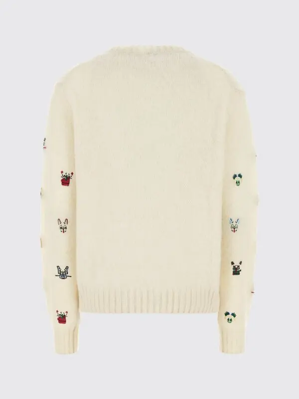 Loewe Anagram Embroidered Wool Blend Crewneck Sweater