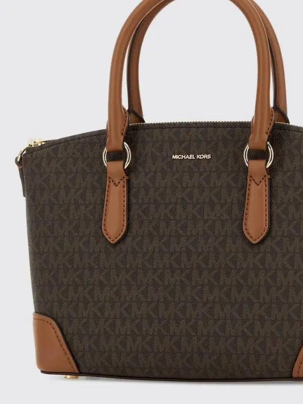 Michael Kors Bag In Coated Cotton With Mk Monogram