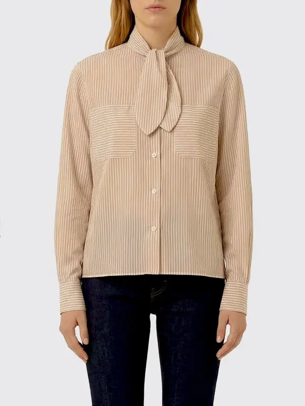 PT TORINO Striped Viscose Blend Shirt