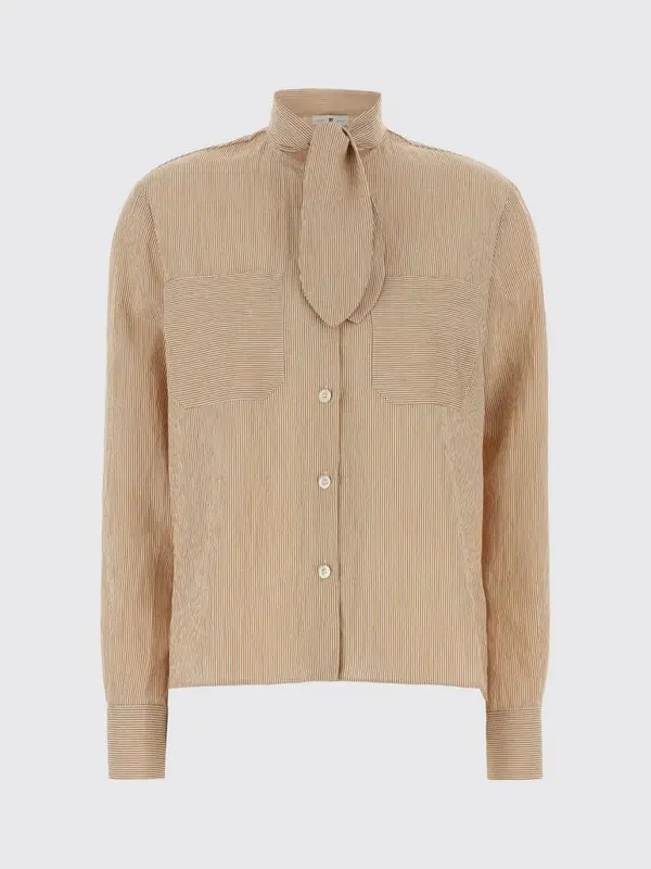 PT TORINO Striped Viscose Blend Shirt