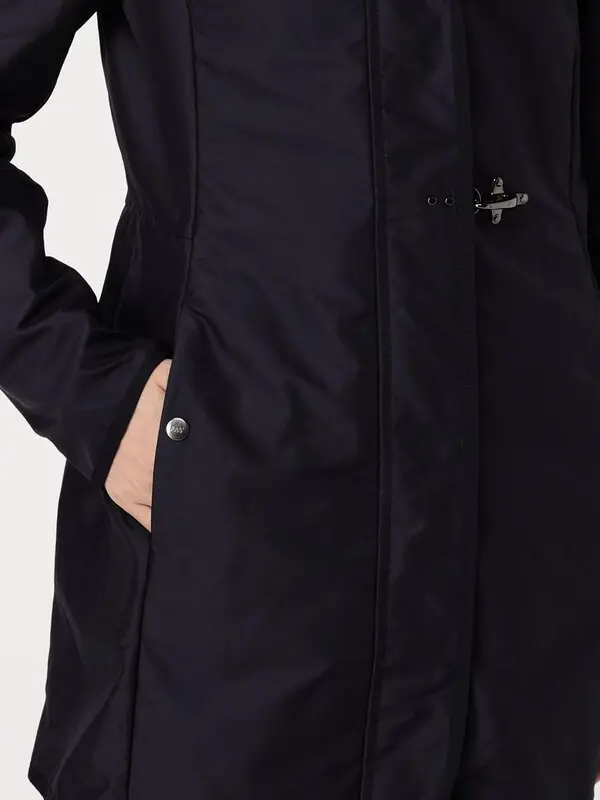 FAY Zip-up Coat With Toggle Detail