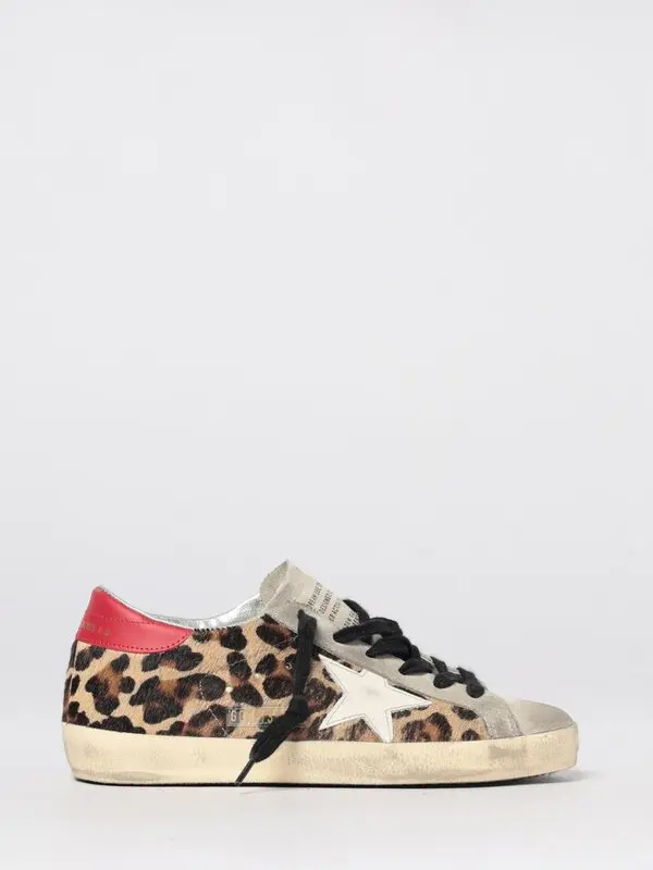 GOLDEN GOOSE Leopard Print Sneakers