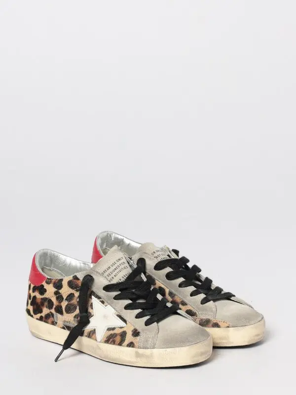 GOLDEN GOOSE Leopard Print Sneakers