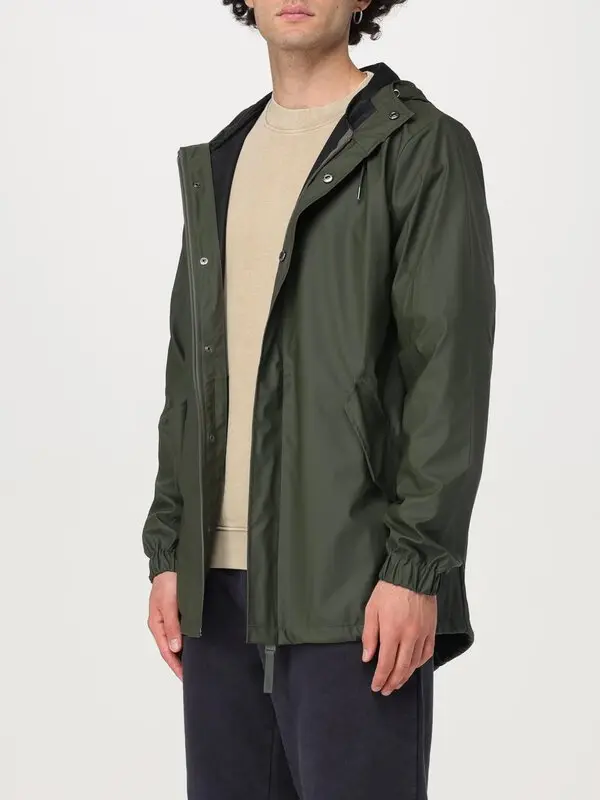 Rains Waterproof Hooded Jacket - Green