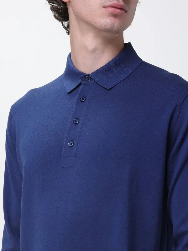 KANGRA Cotton And Wool Polo Shirt