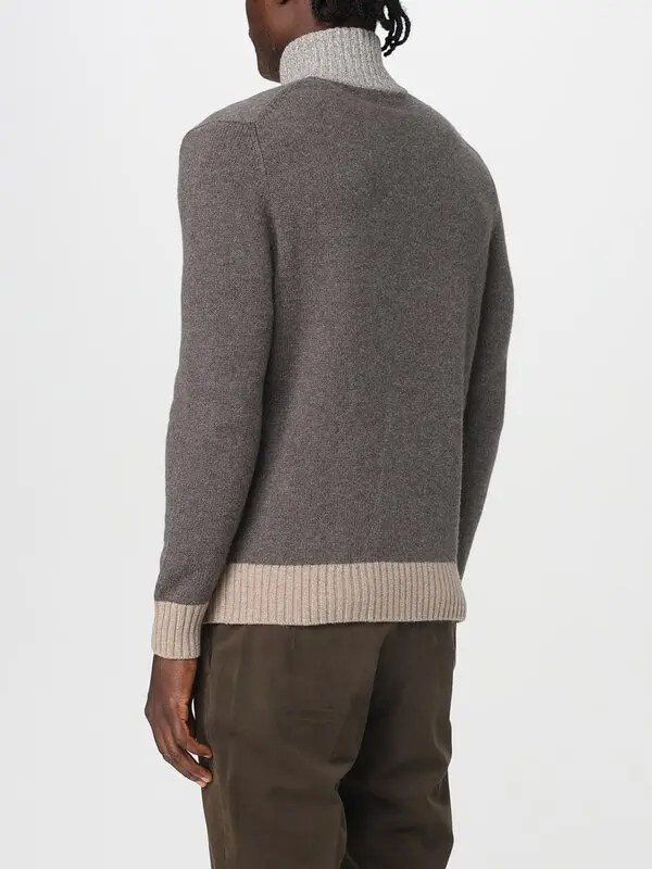 BALLANTYNE Argyle Knit Jumper - White