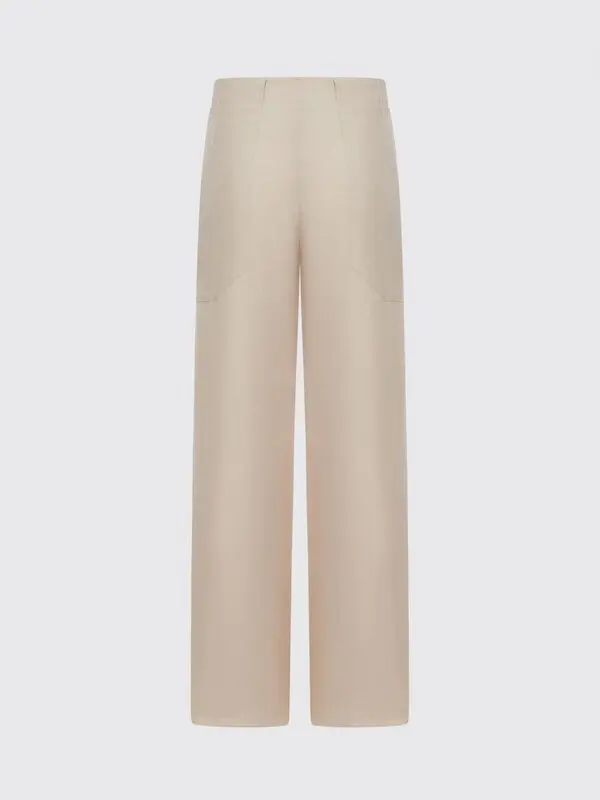 Giorgio Armani Wide Leg Linen Blend Trousers
