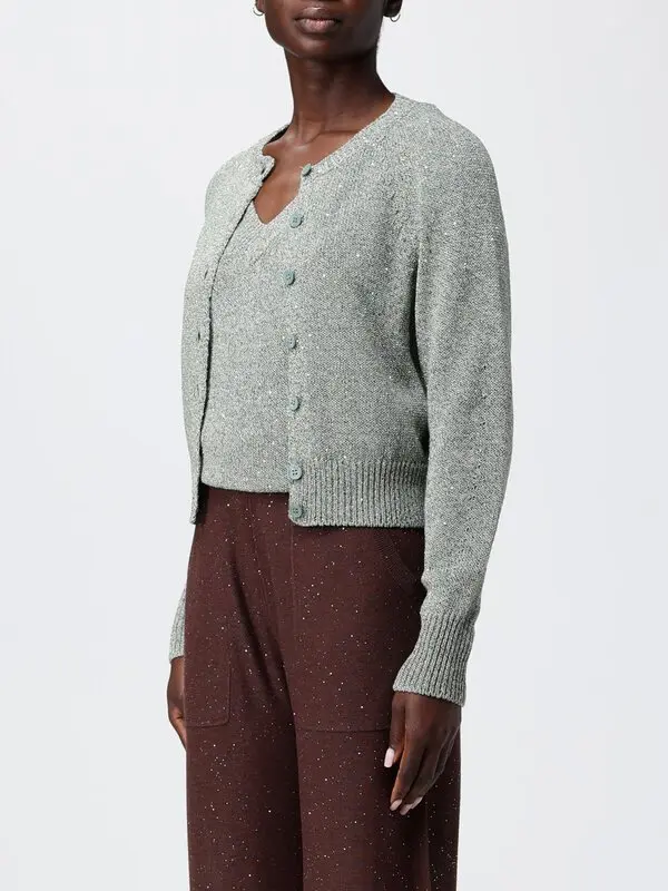 KANGRA Cotton Blend Basic Cardigan - Mint