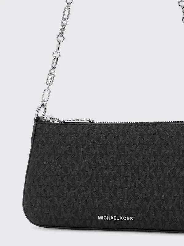 Michael Kors Coated Cotton Bag With Mk Monogram