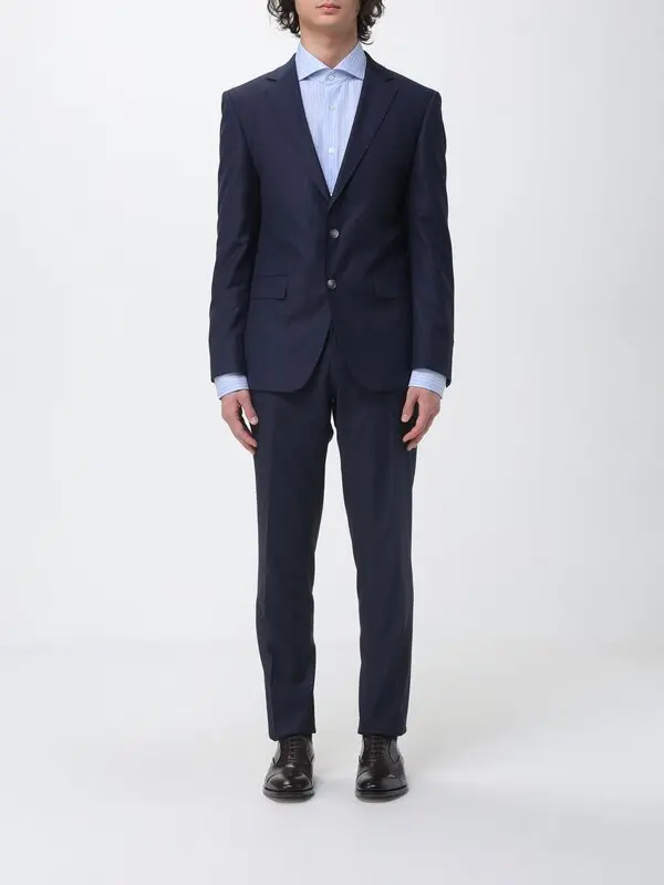 BOSS Wool Blend Single-breasted Dress