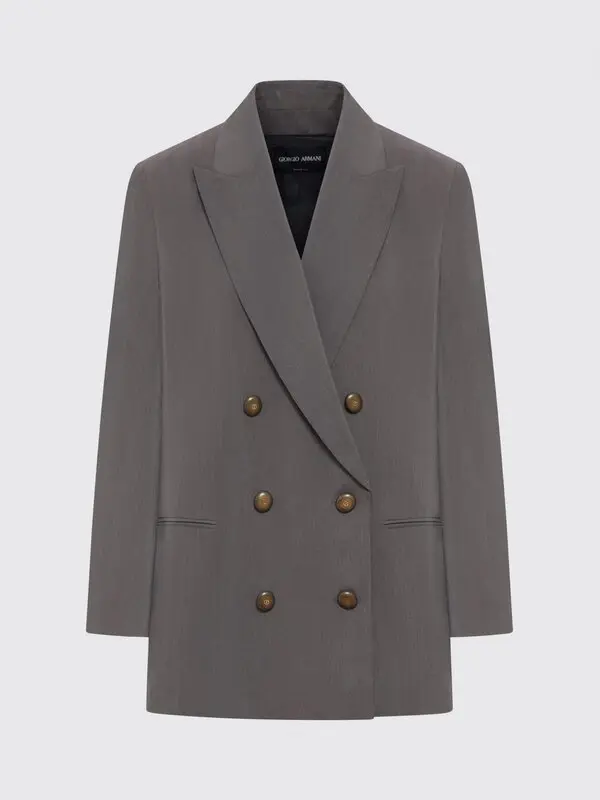 Giorgio Armani Silk Double Breasted Blazer