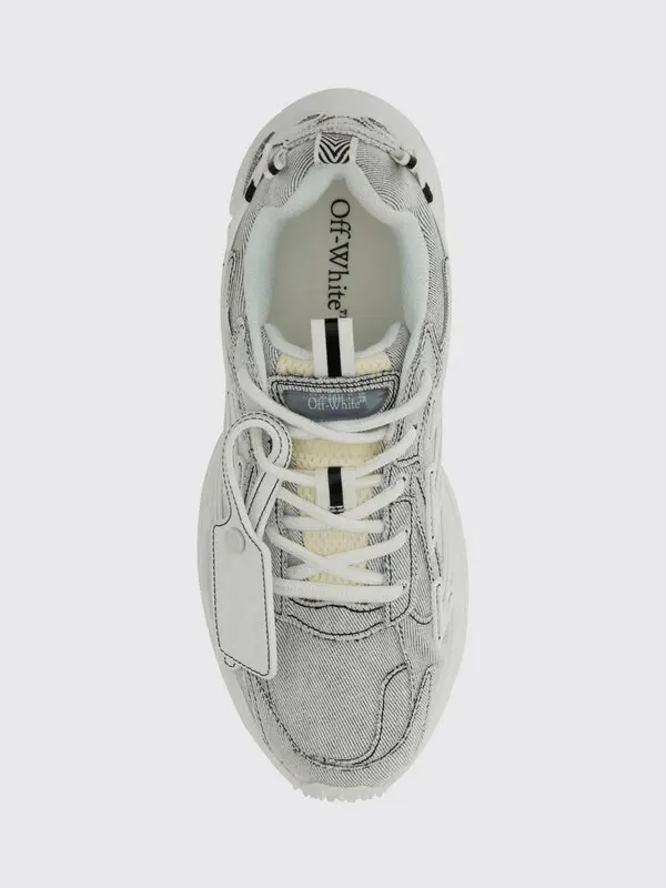 Off-White Be Right Back Cotton Twill Sneakers With Iconic Tag