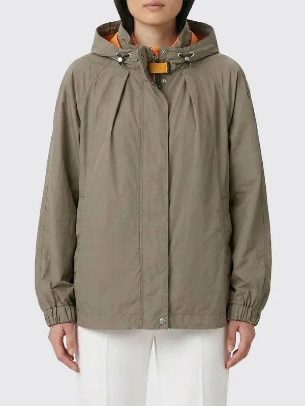 PARAJUMPERS Hooded Jacket In Technical Fabric - Brown