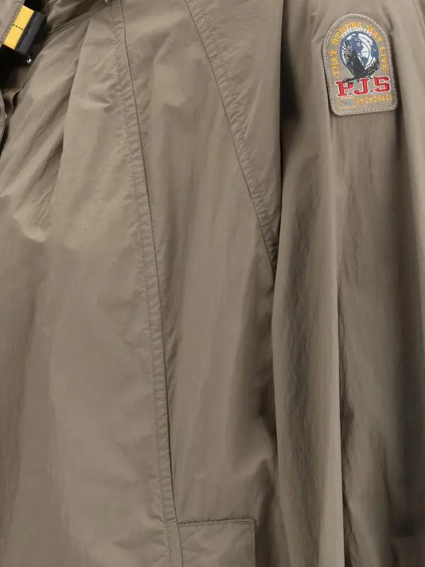 PARAJUMPERS Hooded Jacket In Technical Fabric - Brown