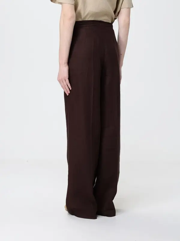 COLMAR Linen Palazzo Pants - Dark
